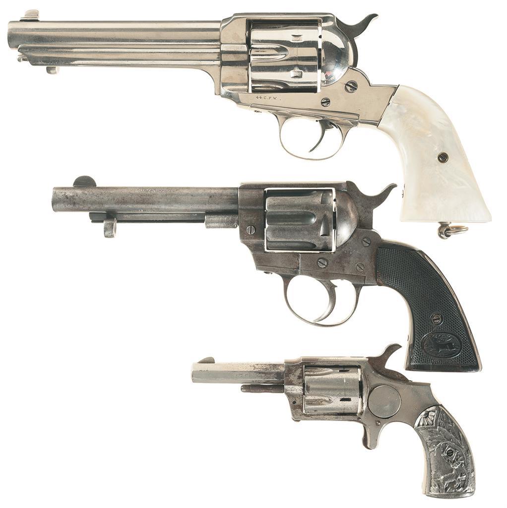Three Revolvers | Rock Island Auction