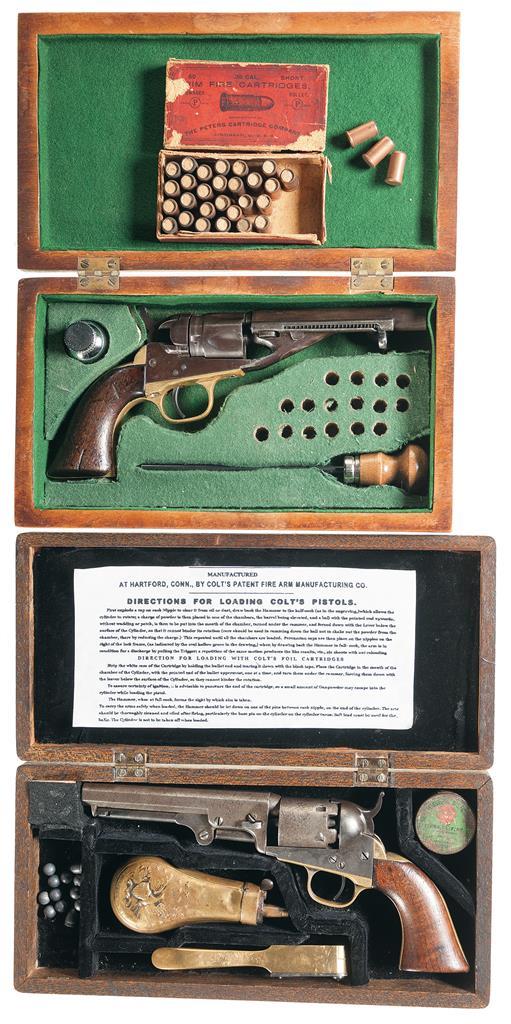 Two Colt Antique Revolvers w/ Cases | Rock Island Auction