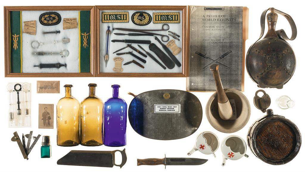 Grouping of Military Items Most Related to the Civil War Era Med | Rock ...