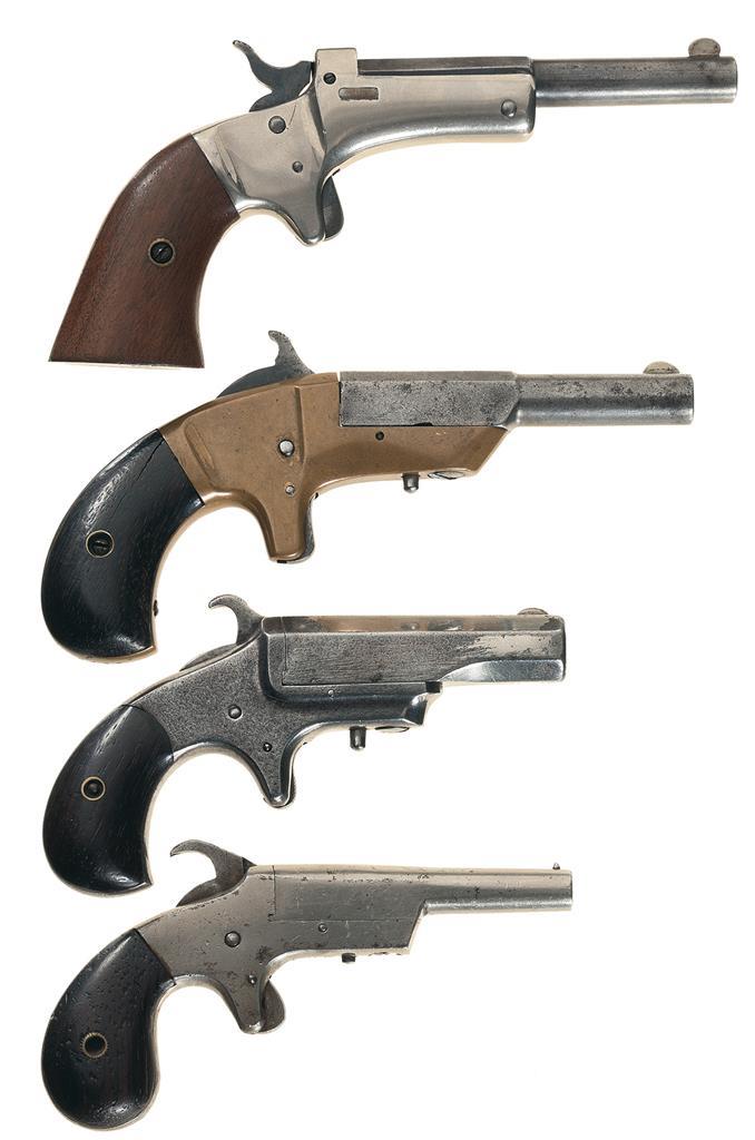 Four Single Shot Derringers | Rock Island Auction
