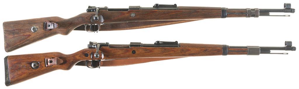 Two German K98 Bolt Action Rifles | Rock Island Auction
