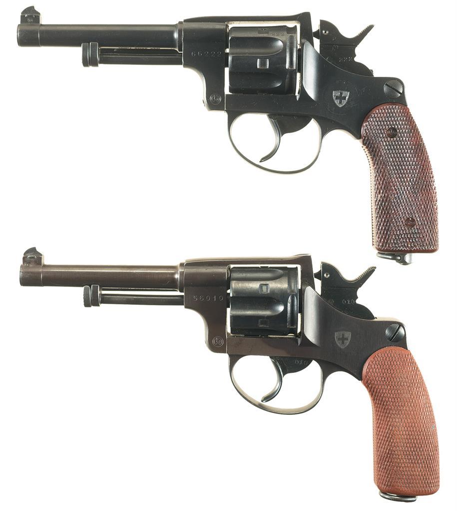 Two Swiss Military DA Revolvers | Rock Island Auction