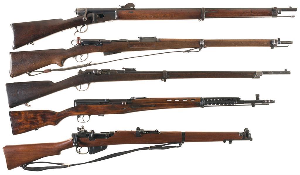 Five European Military Rifles | Rock Island Auction