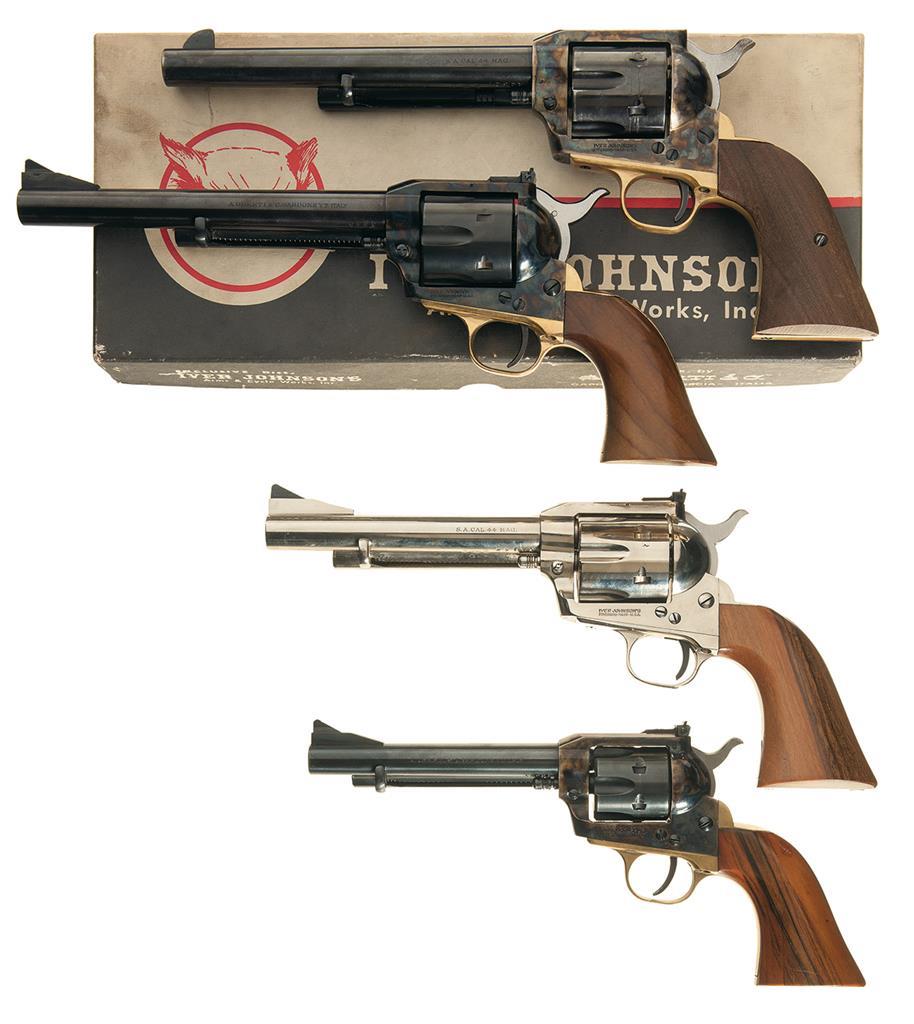 Four Iver Johnson Marked Colt Single Action Army Style Revolvers | Rock ...