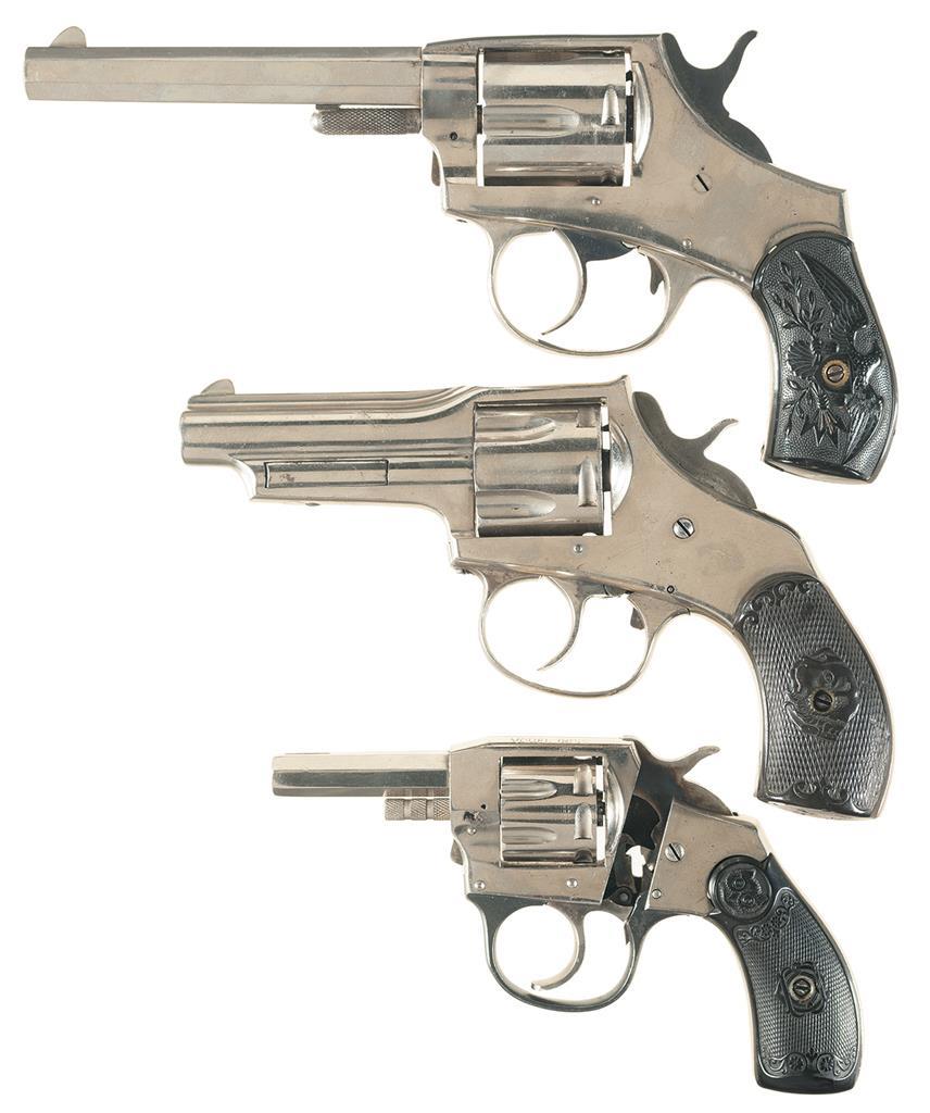 Three Iver Johnson DA Revolvers | Rock Island Auction