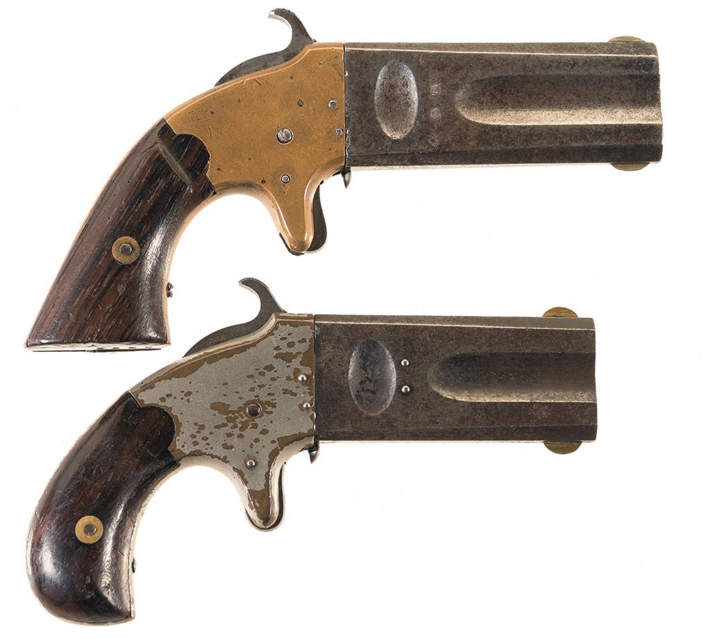 Two American Arms Co. Double Barrel Derringers | Rock Island Auction