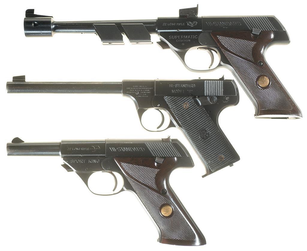 Three High Standard Semi-Automatic Pistols | Rock Island Auction
