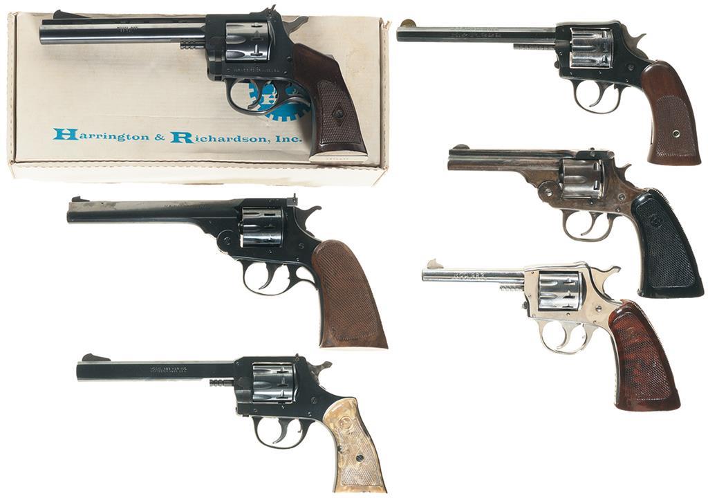Six Harrington & Richardson DA Revolvers | Rock Island Auction