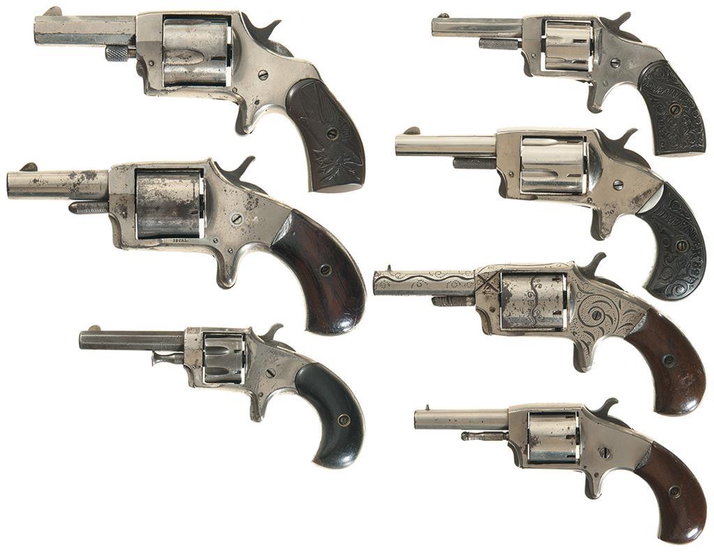 Seven Antique Iver Johnson Spur Trigger Revolvers | Rock Island Auction