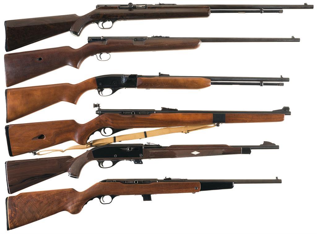 Six Semi-Automatic Rifles -A) J.C. Higgins Model 101.16 Rifle | Rock ...