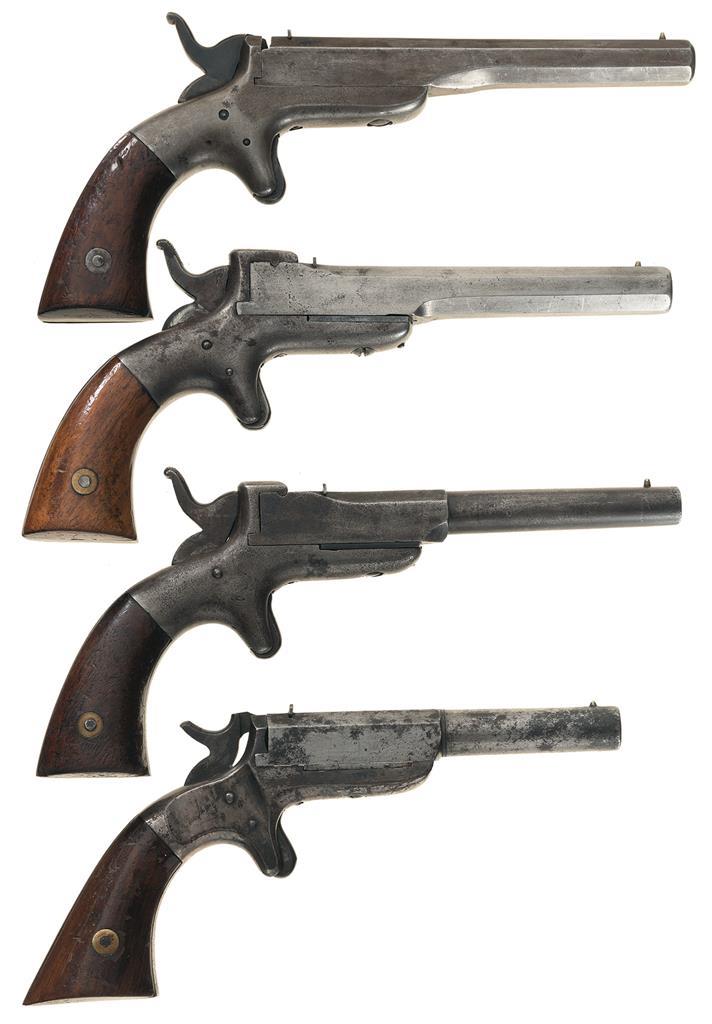 Four Single Shot Derringers | Rock Island Auction