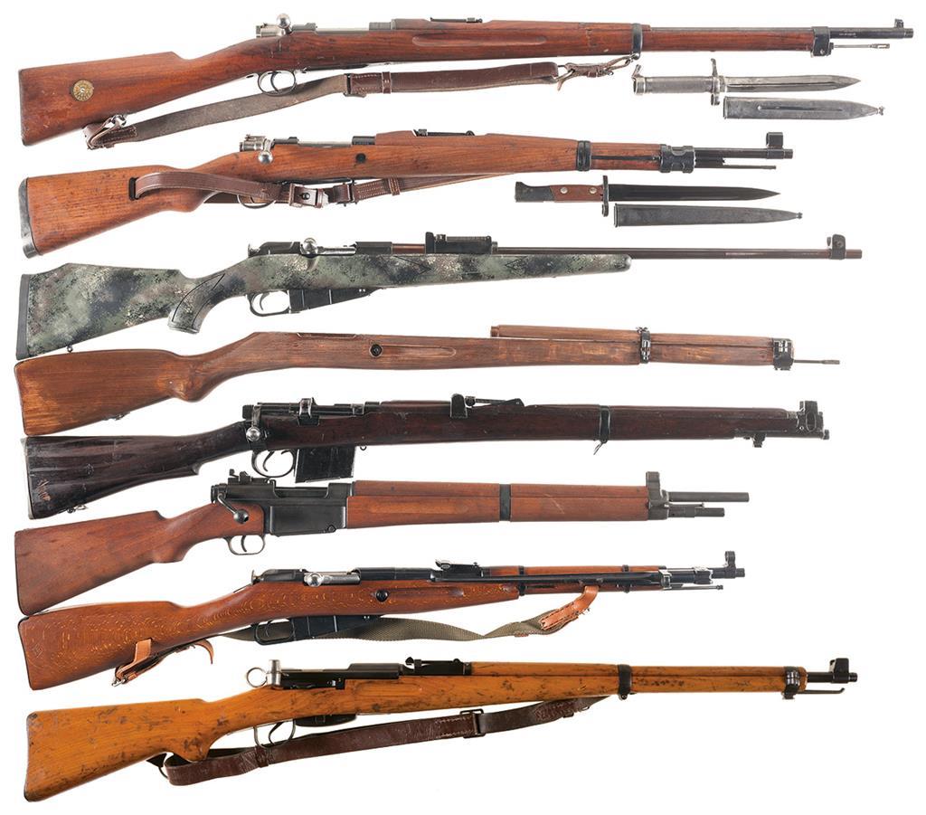 Seven Military Bolt Action Long Guns | Rock Island Auction