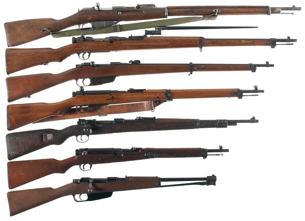 Seven Military Bolt Action Long Guns | Rock Island Auction