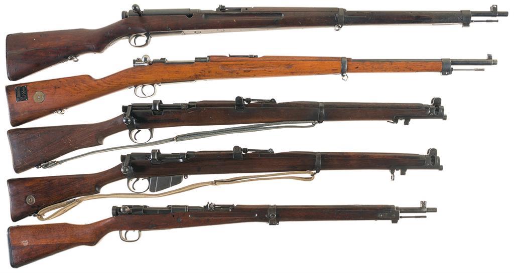 Five European Military Bolt Action Long Guns | Rock Island Auction
