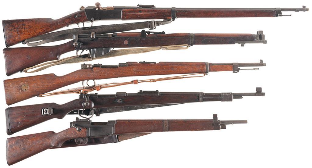 Five Bolt Action European Military Rifles | Rock Island Auction