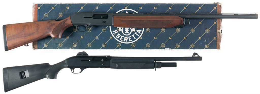 Two Italian Semi-Automatic Shotguns | Rock Island Auction