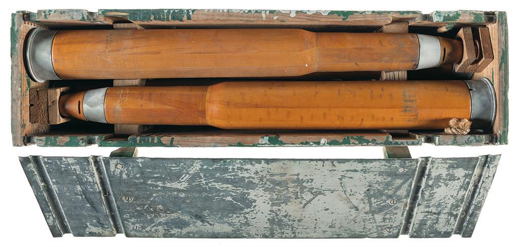 Cased Set of Four Naval Training Shells | Rock Island Auction