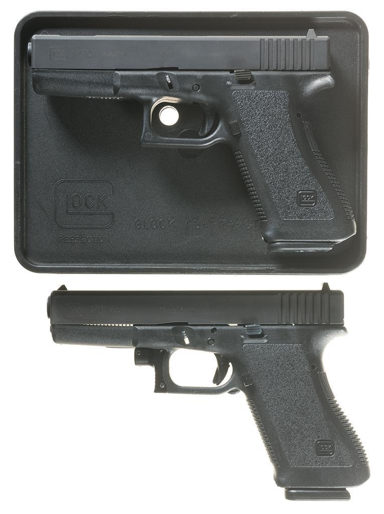 Two Glock Semi-Automatic Pistols | Rock Island Auction