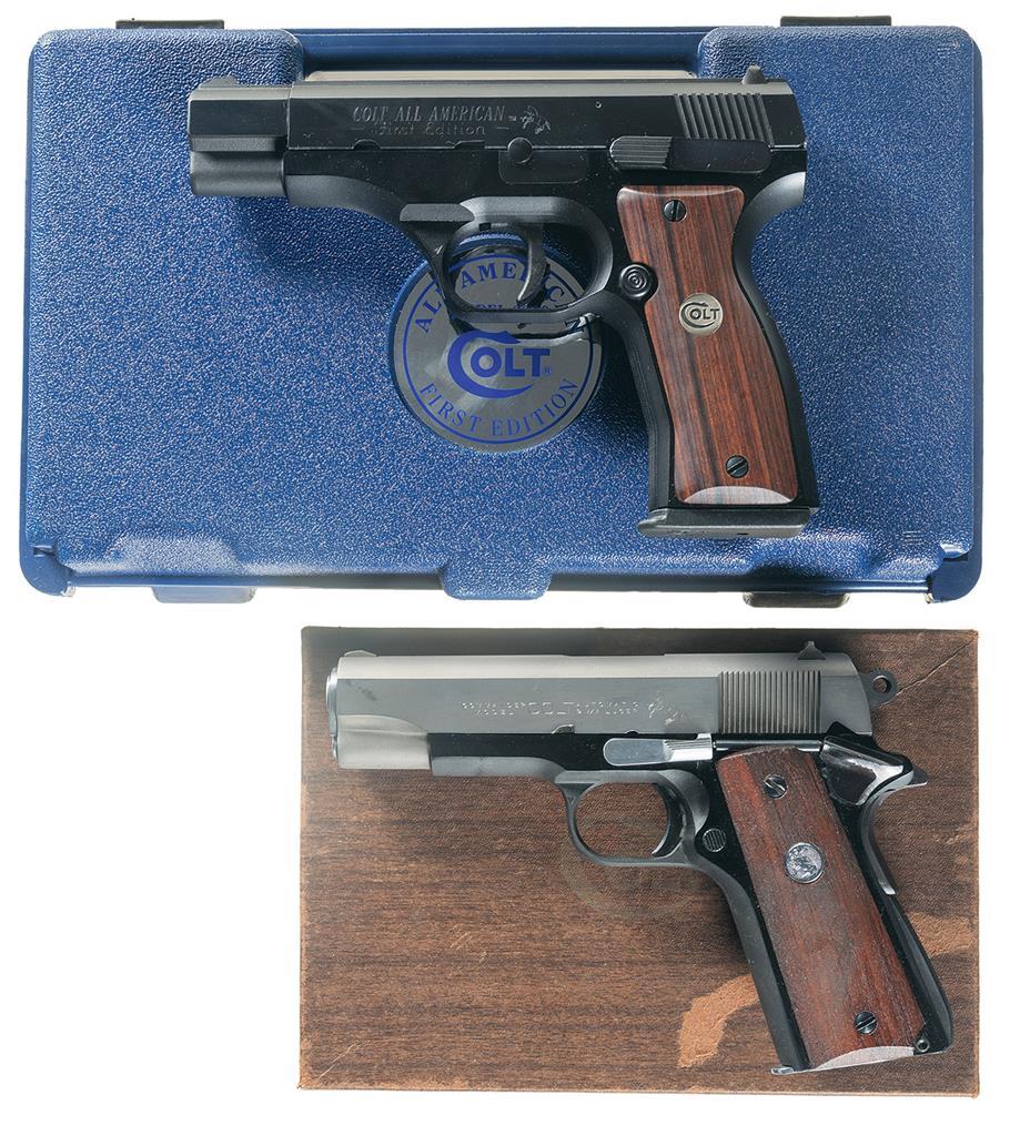 Two Colt Semi-Automatic Pistols | Rock Island Auction