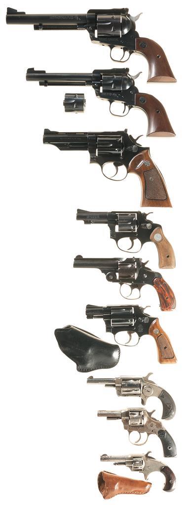 Nine Revolvers | Rock Island Auction