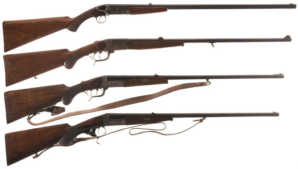 Four Breech Loading Single Shot Rifles | Rock Island Auction