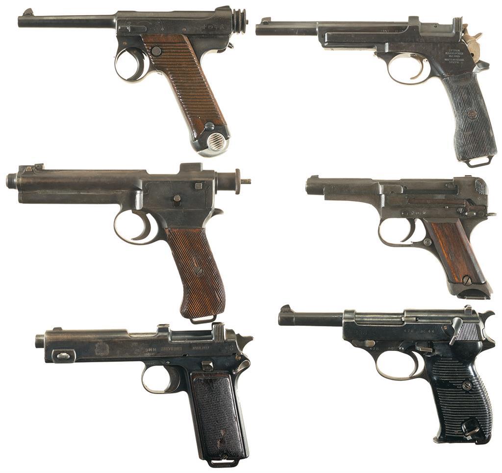 Six Semi-Automatic Military Pistols | Rock Island Auction
