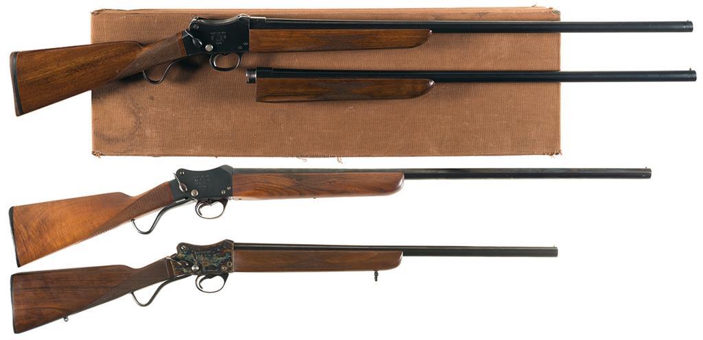 Three Martini Action Style Long Guns | Rock Island Auction