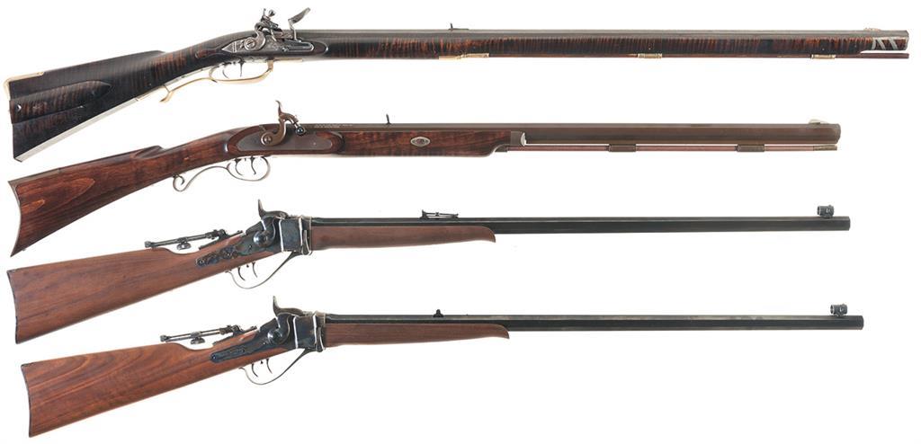 Four Reproduction Rifles | Rock Island Auction