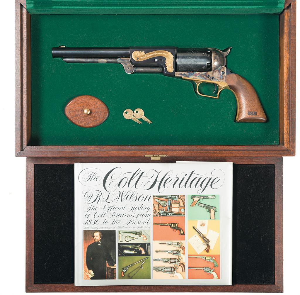 Cased Colt Heritage Commemorative Walker Percussion Revolver | Rock ...
