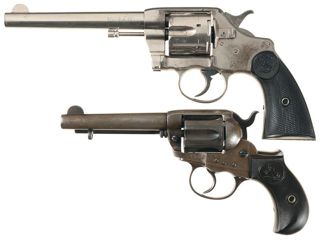 Two Colt Double Action Revolvers -A) Colt Model 1892 Revolver | Rock ...