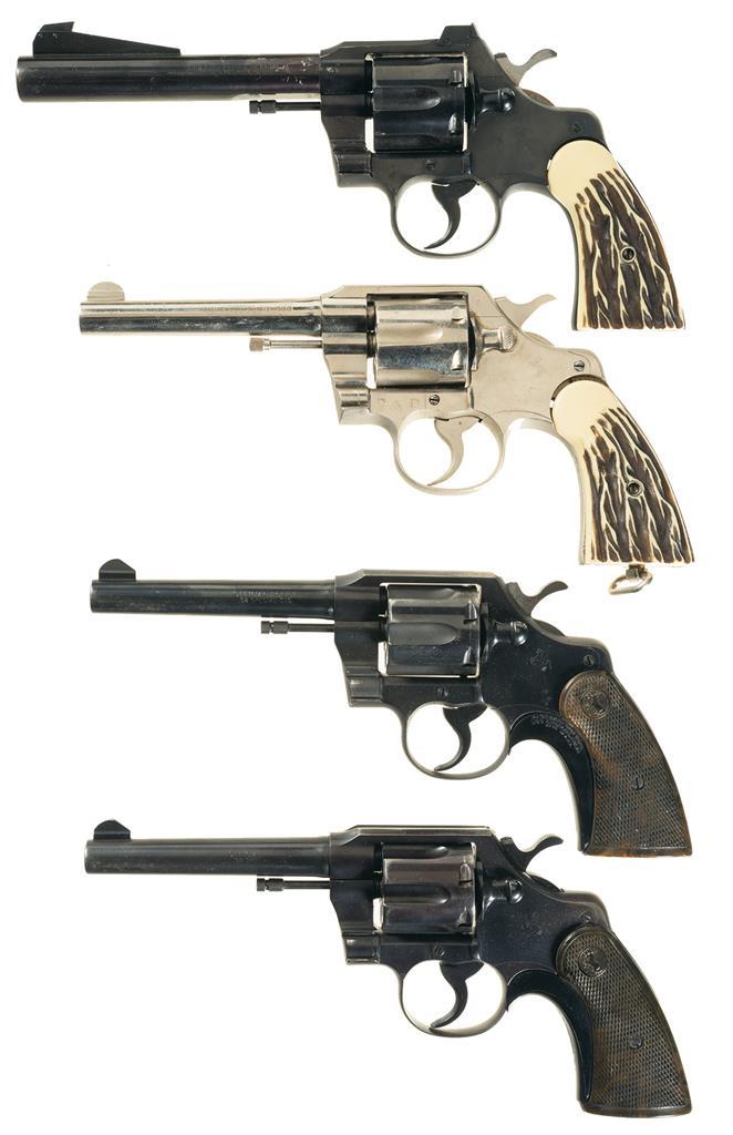 Four Colt DA Revolvers | Rock Island Auction