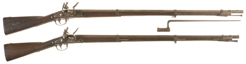Two U.S. Contract Model 1816 Flintlock Muskets | Rock Island Auction