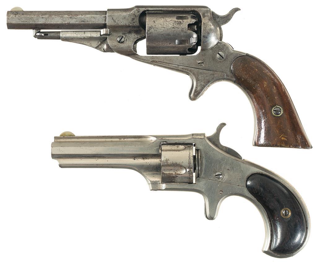 Two Remington Revolvers -A) Remington New Model Pocket Percussio | Rock ...