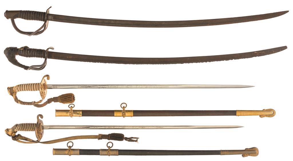 Four American-Style Swords | Rock Island Auction