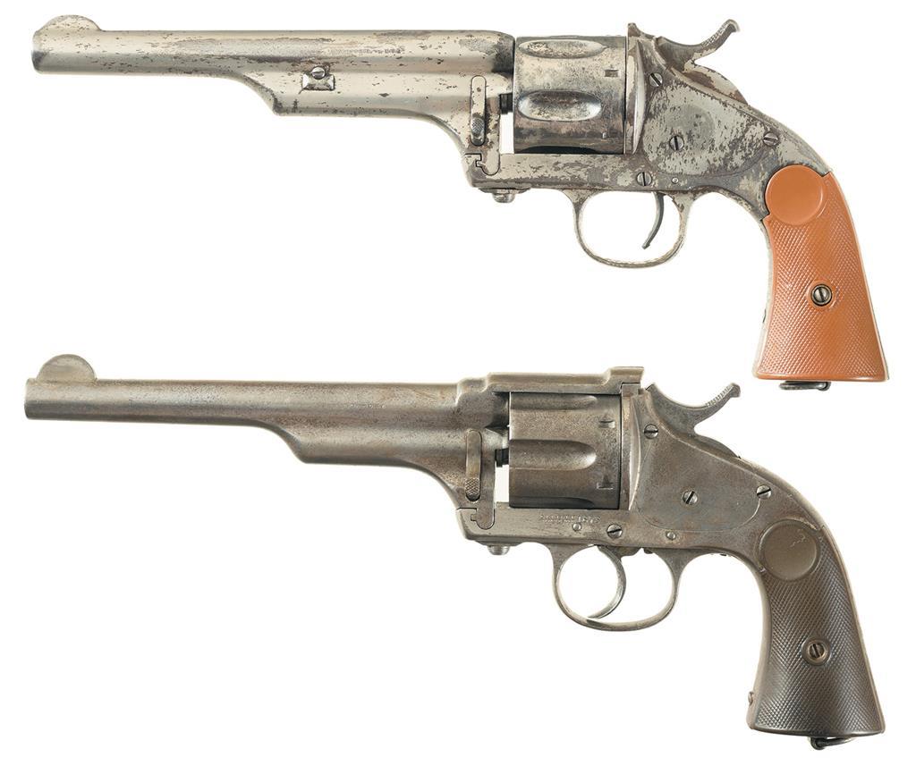 Two Merwin Hulbert Revolvers