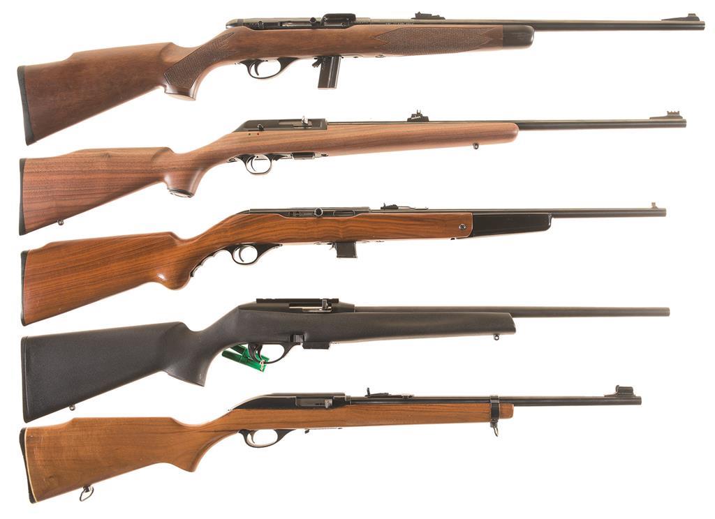 Five Semi-Automatic Sporting Rifles | Rock Island Auction