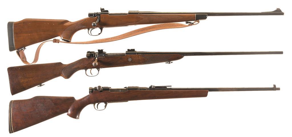 Three Bolt Action Rifles -A) Interarms Mark X American Field Bol | Rock ...