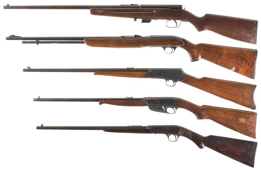Five Semi-Automatic Sporting Rifles -A) Marlin Model 50 Rifle | Rock ...