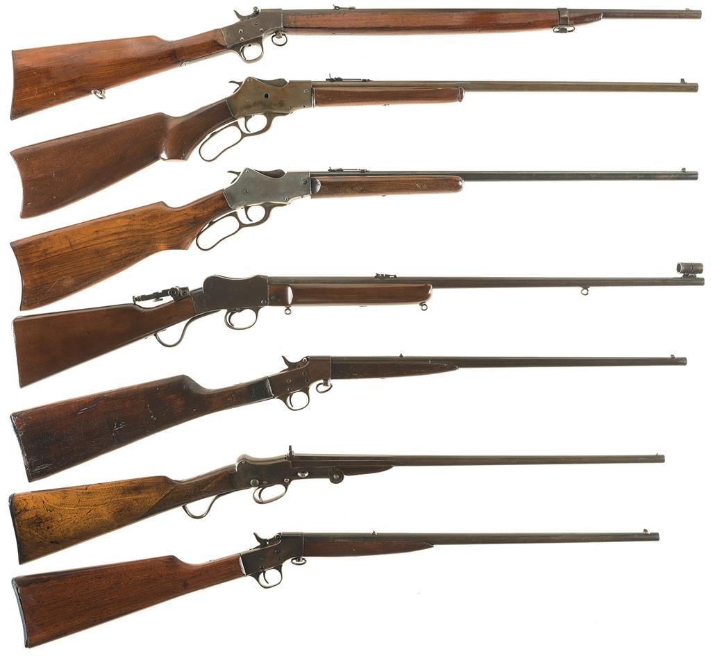 Seven Single Shot Rifles -A) Meriden Rifle | Rock Island Auction