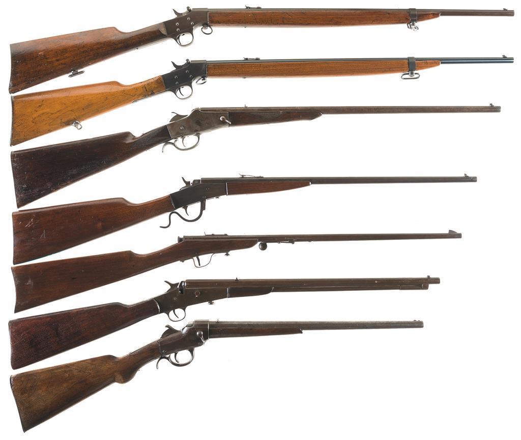 Seven Single Shot Rifles -A) Federal Fire Arms Co. Cadet Model | Rock ...