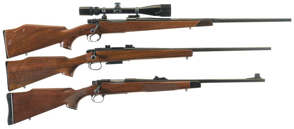 Three Bolt Action Rifles -A) Interarms Mark X Rifle with Scope | Rock ...