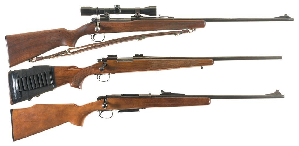 Three Remington Bolt Action Rifles -A) Remington Model 721 Rifle | Rock ...