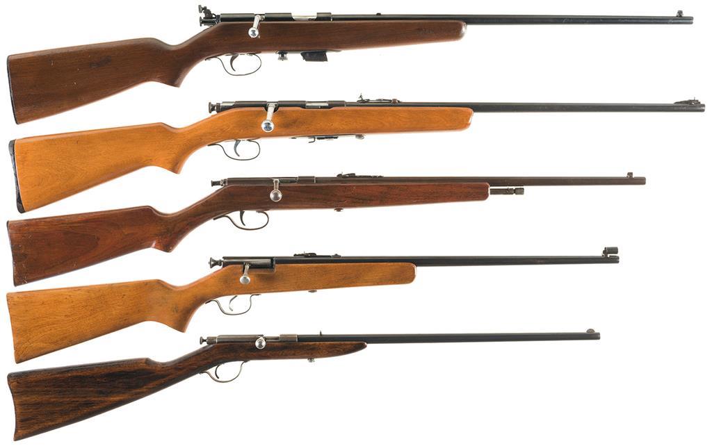 Five Long Guns -A) Marlin Model 80 Rifle | Rock Island Auction