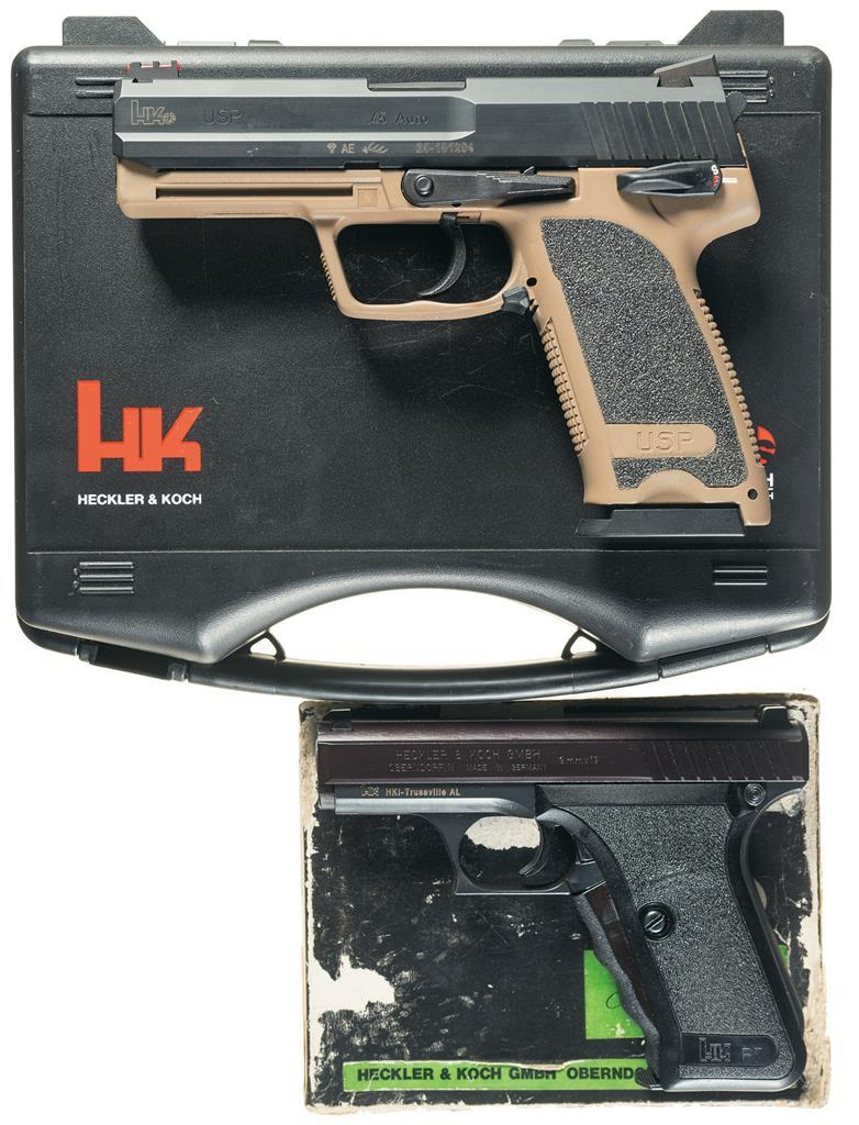 Two Heckler & Koch Semi-Automatic Pistols -A) H&K Model USP Pist | Rock ...
