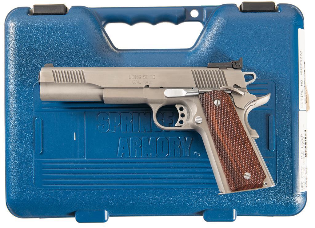 Springfield Armory Model Long Slide Semi-Automatic Pistol with C | Rock ...