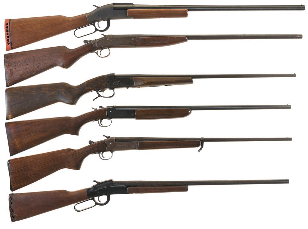Six Single Shot Shotguns -A) Ithaca Model 66 Supersingle Shotgun | Rock ...