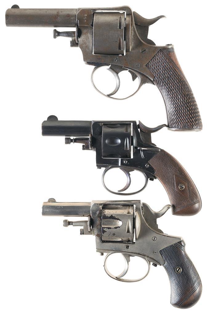 Three European Double Action Revolvers -A) J. Kerr Revolver | Rock ...