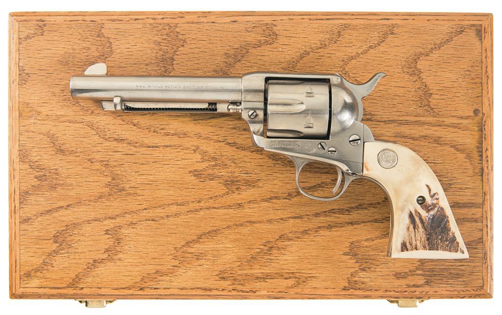 Cased First Generation Colt Single Action Army Revolver with Sta | Rock ...