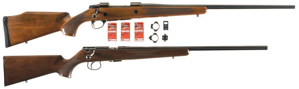 Two Sporting Bolt Action Rifles -A) Sako Model AV Rifle | Rock Island ...