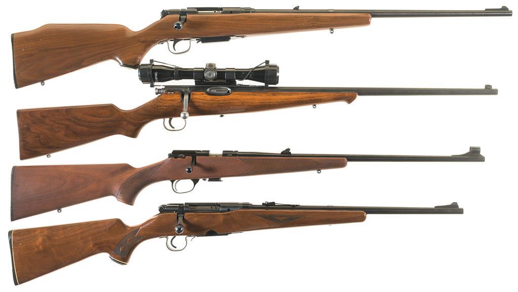 Four Bolt Action Sporting Rifles -A) Savage Model 340 Series E R | Rock ...